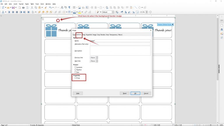 How To Use LibreOffice Template MR LABEL