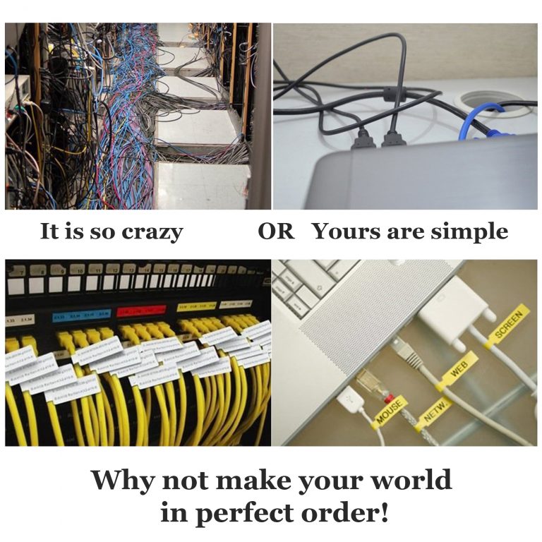 Mr-Label Self-adhesive Cable Label – A4 Sheet – Waterproof | Tear ...