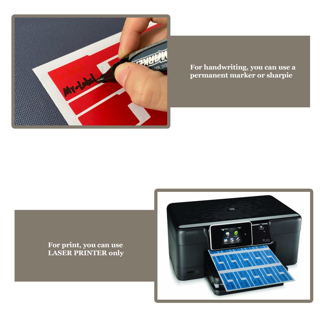 Mr-Label Self-adhesive Cable Label – A4 Sheet – Waterproof | Tear ...