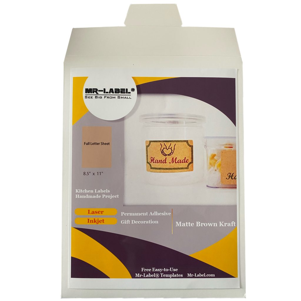 US Letter Sheet – MR-LABEL