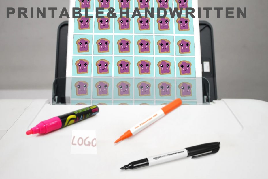 Mr-Label – Removable Self- Adhesive Square Labels – US Letter Sheet ...