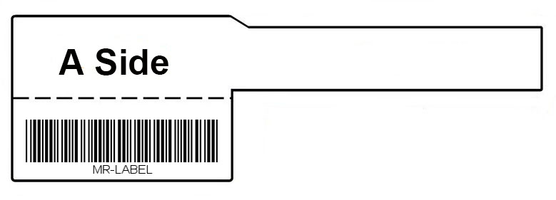MR182 Online Print Tool – 30 Flag Cable Labels – 84 x 26mm – A4 Sheet ...