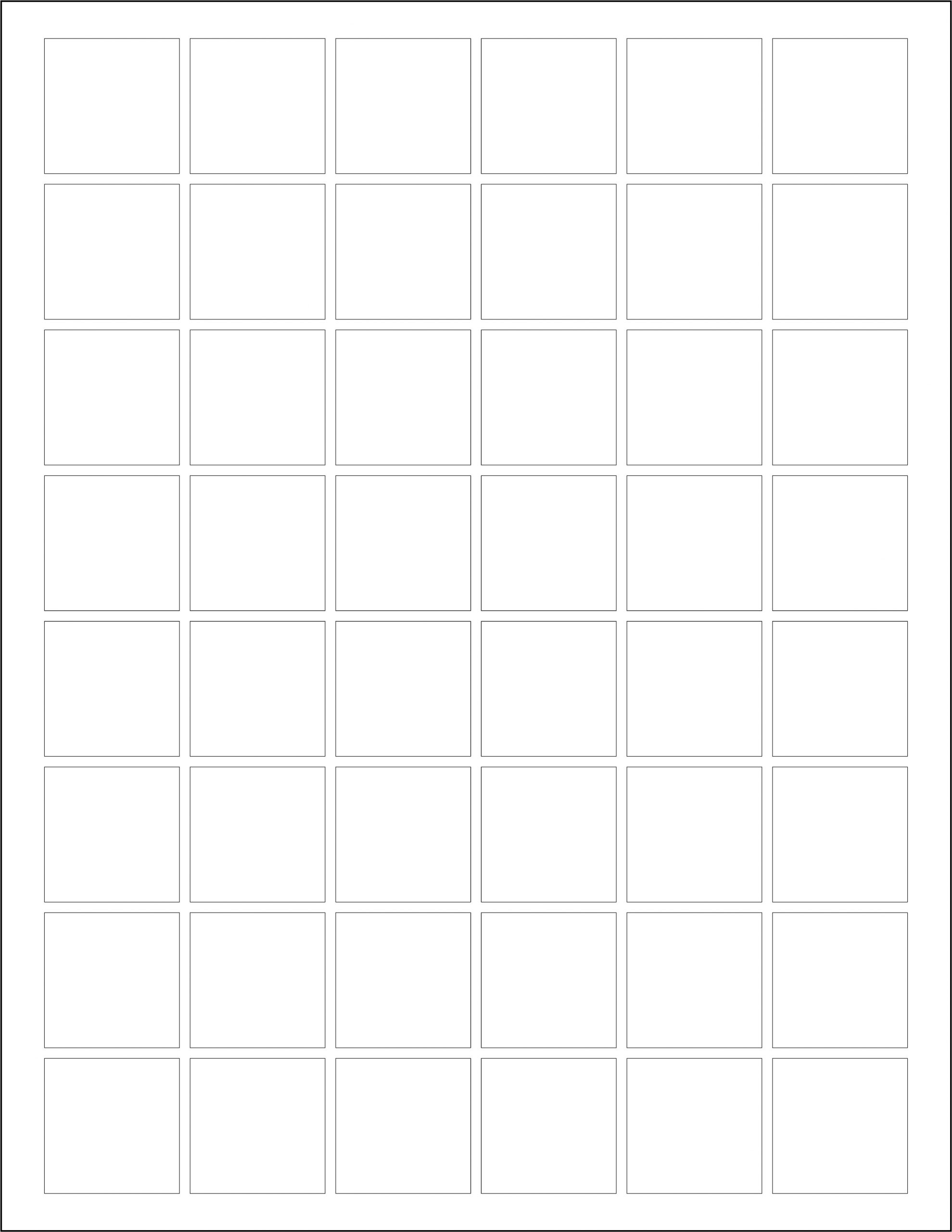 MR910 – 30.6 x 30.6 mm – US Letter Sheet – 48 Square Labels – MR-LABEL