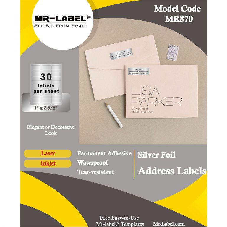 Silver Labels – MR-LABEL