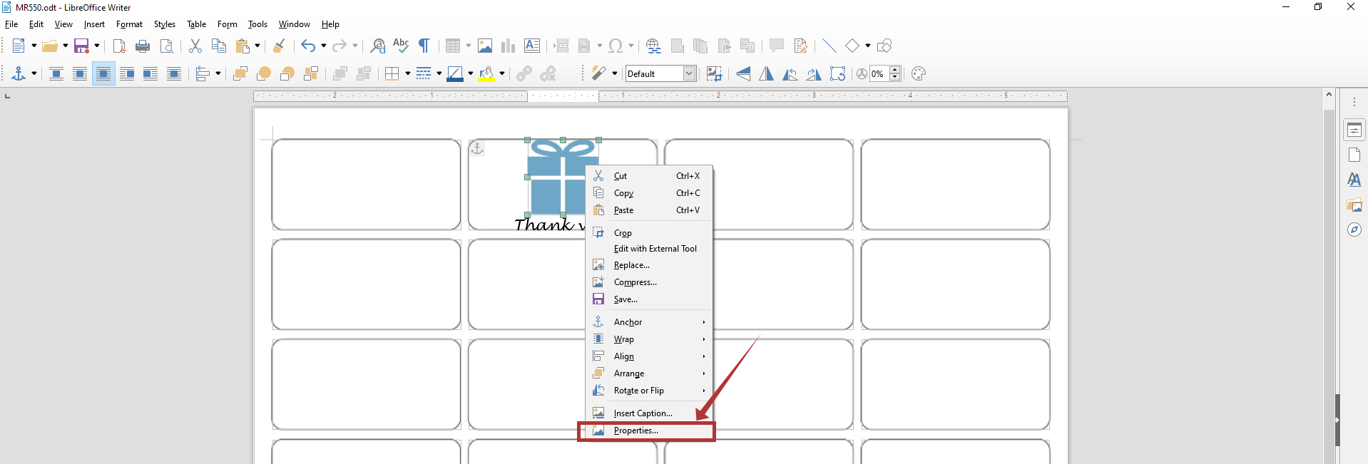 How to use LibreOffice template? – MR-LABEL