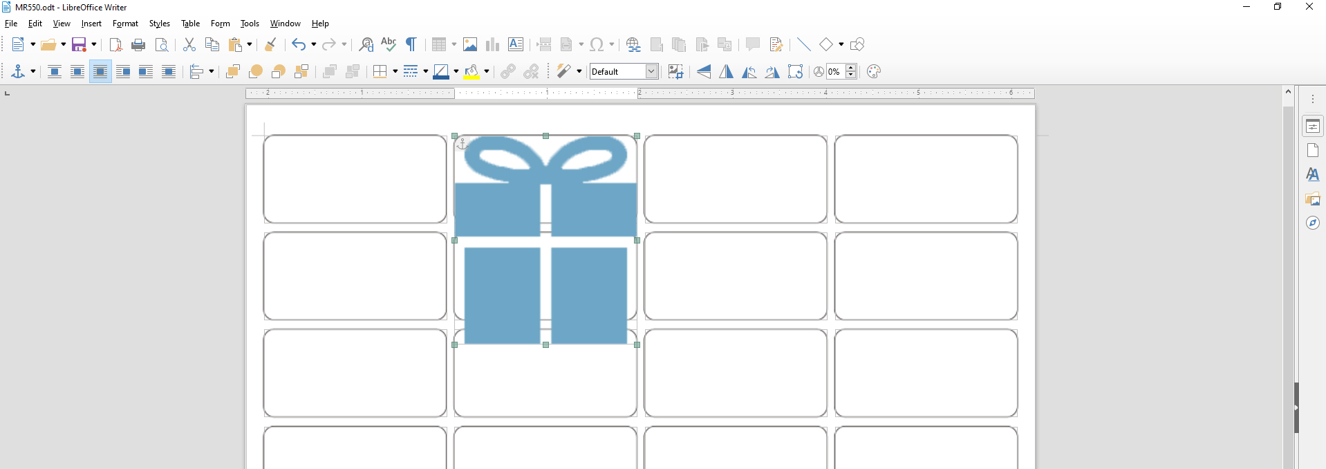 How to use LibreOffice template? – MR-LABEL