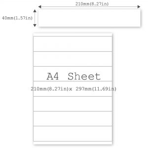 Mr-Label-Waterproof Blank Water Bottle Labels – for A4 sheet – for ...