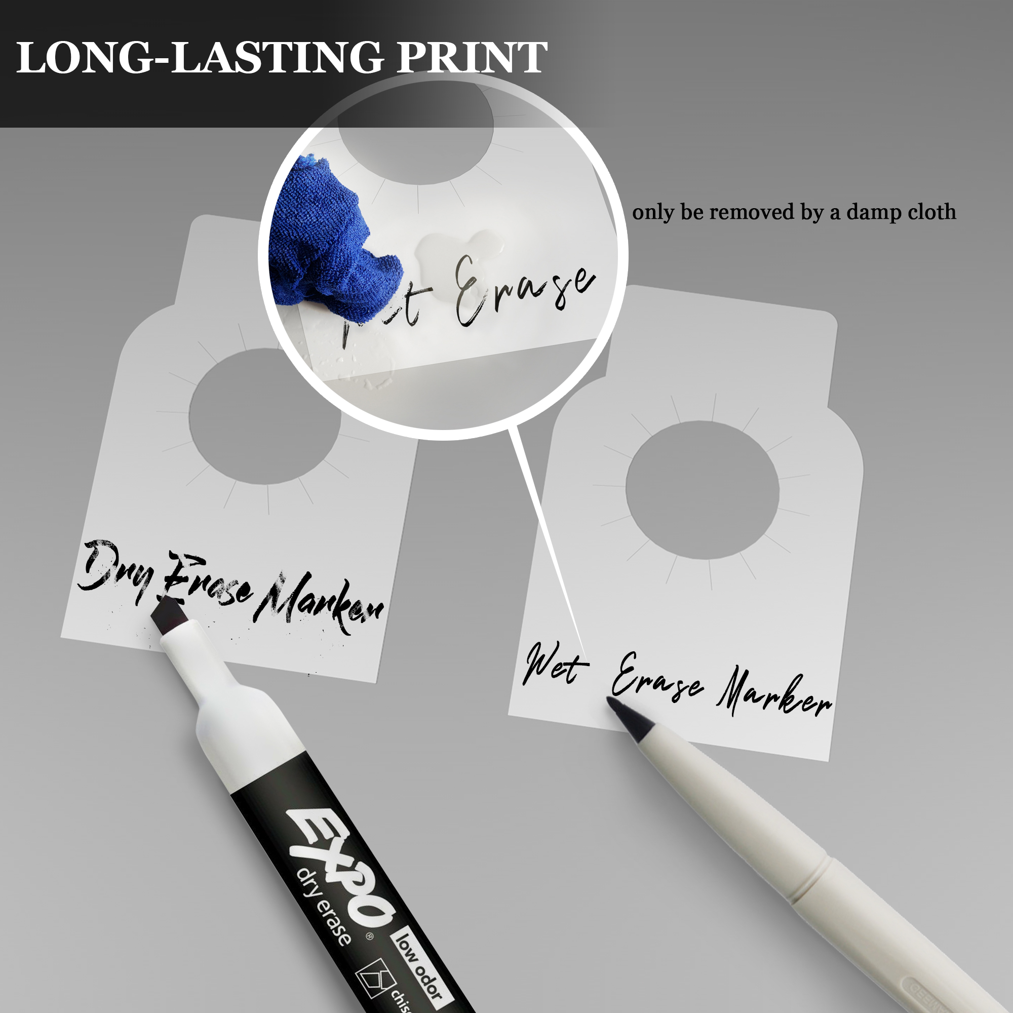 Mr-Label – Plastic Wine Bottle Tags – Reusable Bottle Neckers – Durable ...