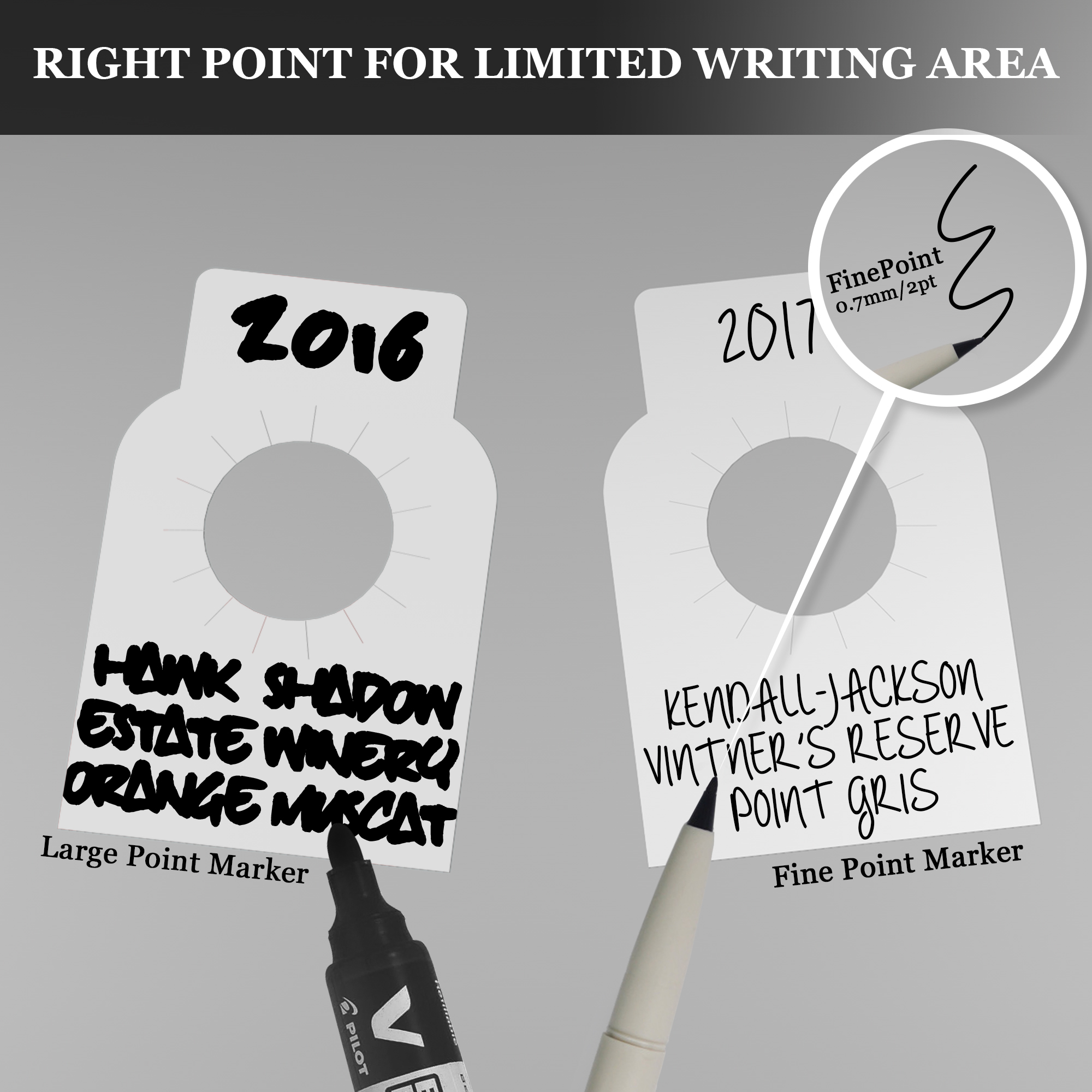 Mr-Label – Plastic Wine Bottle Tags – Reusable Bottle Neckers – Durable ...