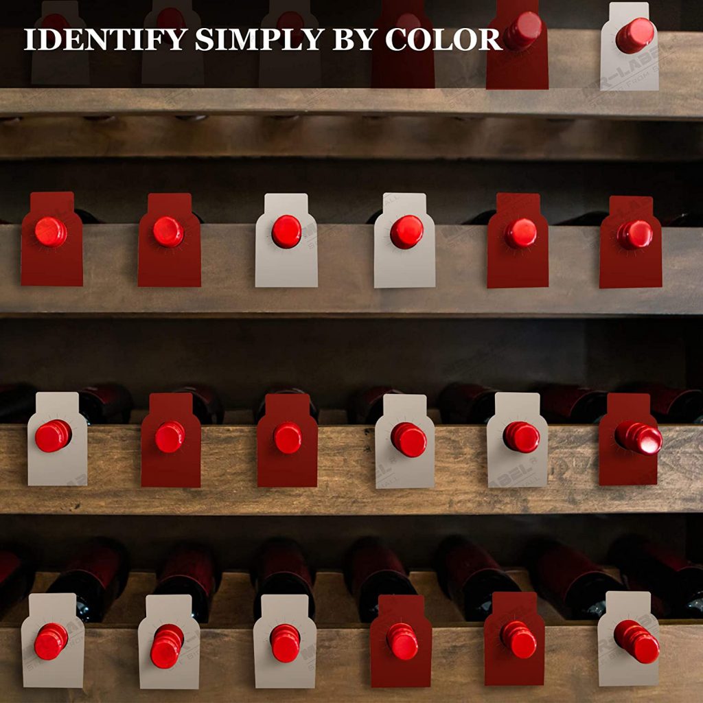 Mr-Label – Plastic Wine Bottle Tags – Reusable Bottle Neckers – Durable ...