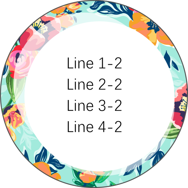 MR830 – Dia 2″ – US Letter Sheet – 12 Round Labels – MR-LABEL