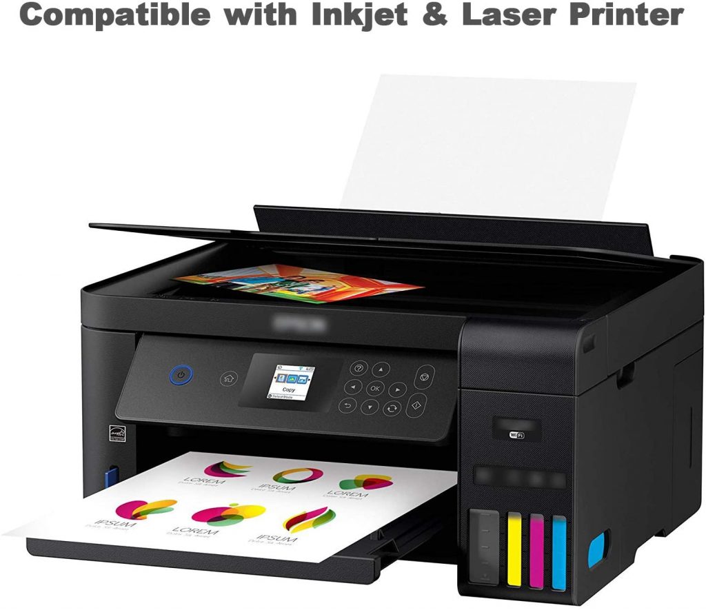 Mr-Label – Glossy Translucent Waterproof Sticker Paper – Permanent ...