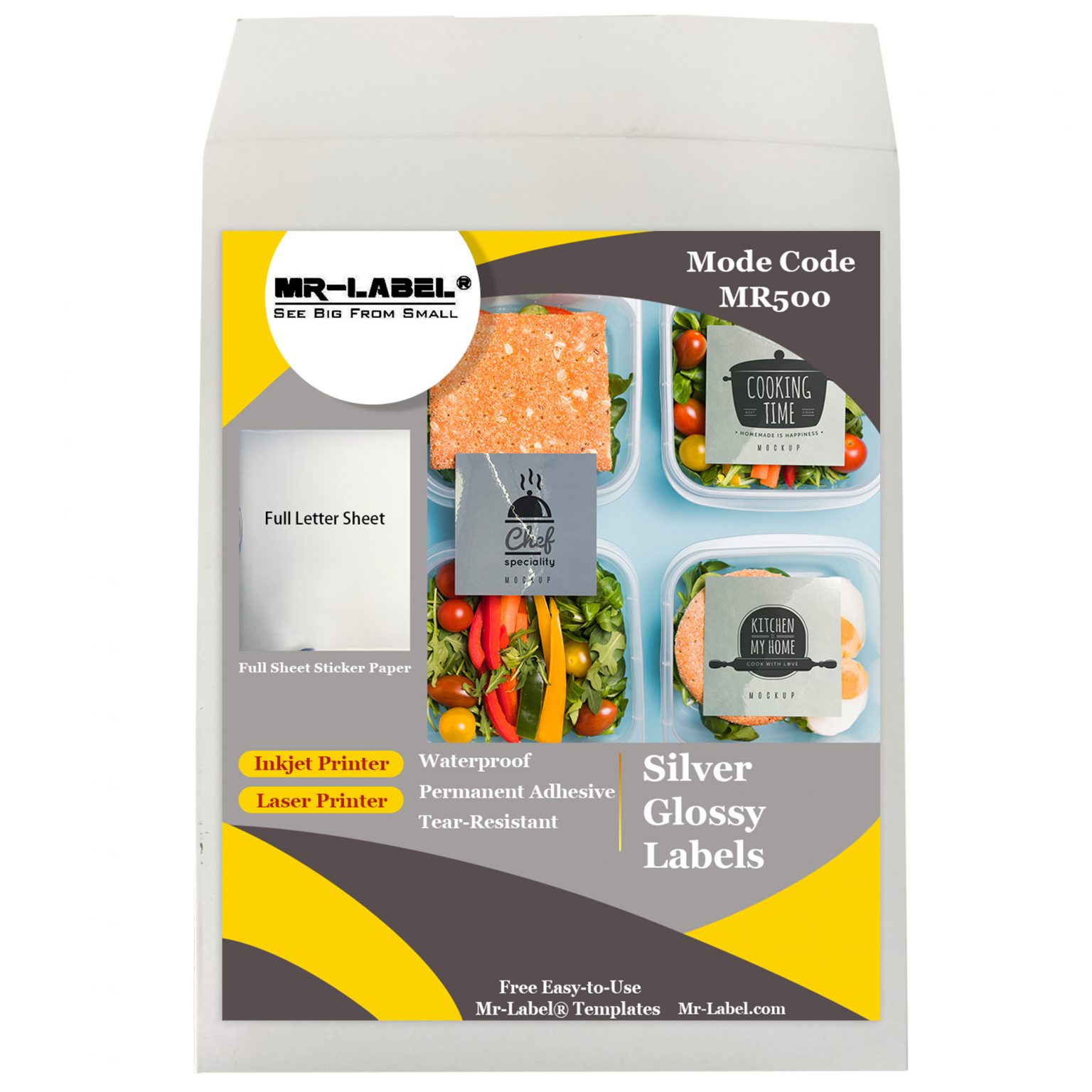 US Letter Sheet – MR-LABEL