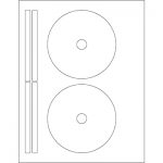 MR331 – Ø4.6″ – US Letter Sheet – CD Label – Ø0.67″ Center Hole – MR-LABEL