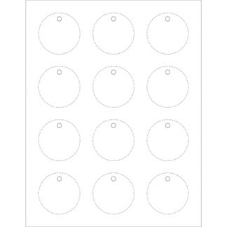 MR315 – Dia.2″ Round Tag – US Letter Sheet – 12 Printable Tags – MR-LABEL